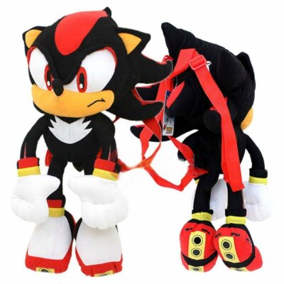 Jumbo Sonic the Hedgehog Shadow Plush Figure Stuffed Backpack Toy Gift ...