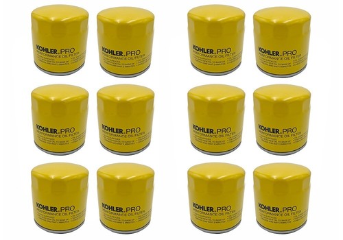 12 Oil Filters KOHLER Command Pro Aegis Courage & Twin Cylinder Magnum ...