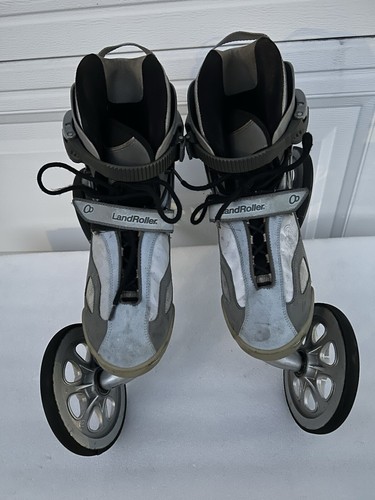 Land Roller Mojo Skates Blue Grey- Size 9,5Mens Or 10.5 Women | eBay