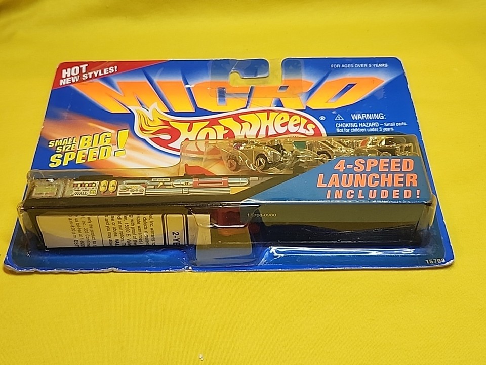 Hot Wheels Micro Blue Hot Wheels Race Team 1995 Cars & Cars Track 4 ...