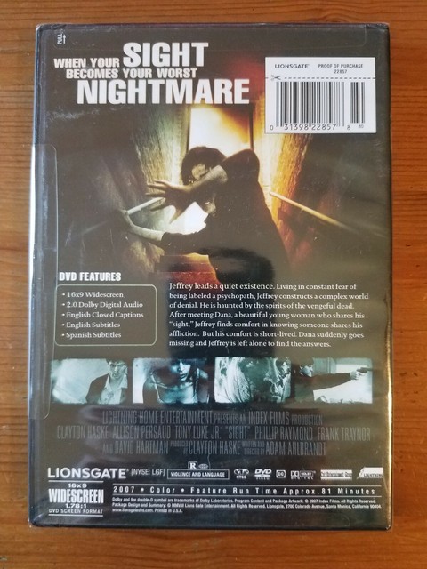 Sight (DVD, 2008) for sale online | eBay