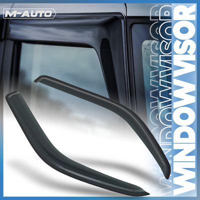 Window Visor Shade Vent Wind Rain Deflector Guard for 07-10 Dodge ...