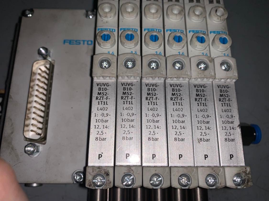 Festo VTUG-10-MSDR-B1T-25V20-Q8L-UL-Q6S-6P Wyspa zaworowa | eBay