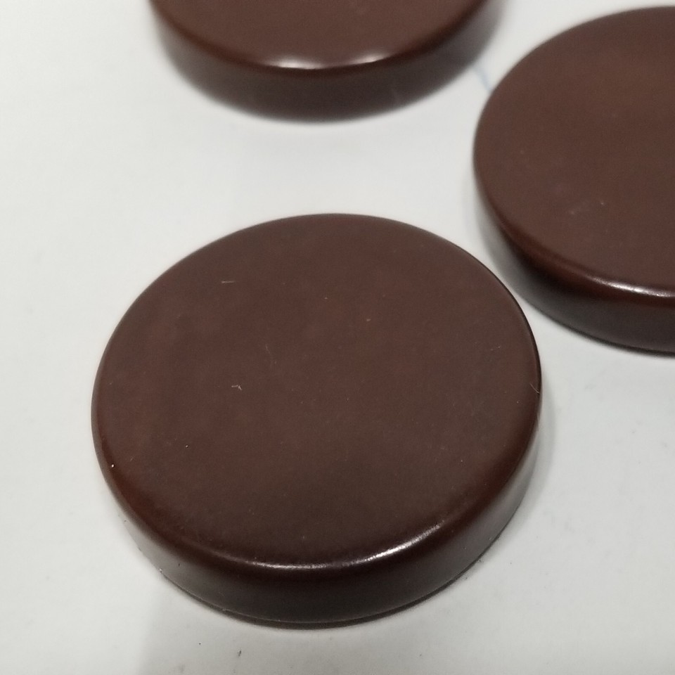 Vtg Backgammon Bakelite Checkers 1" Brown Chocolate Movers Lot of 5 | eBay