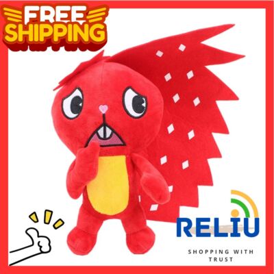 12in Happy Tree Friends HTF Flaky Doll Red Stuffed Plush Toy Collection ...