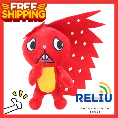 12in Happy Tree Friends HTF Flaky Doll Red Stuffed Plush Toy Collection ...
