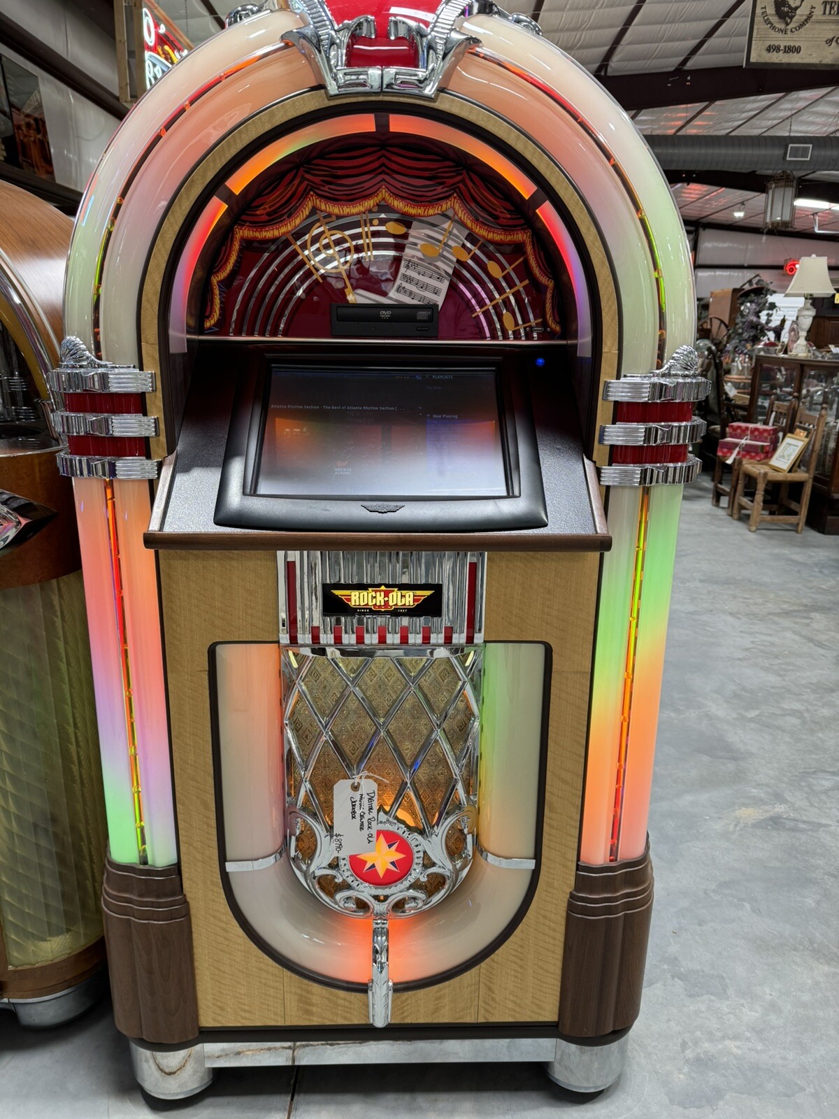 Rock-Ola Bubbler Digital Music Center (Walnut) | eBay