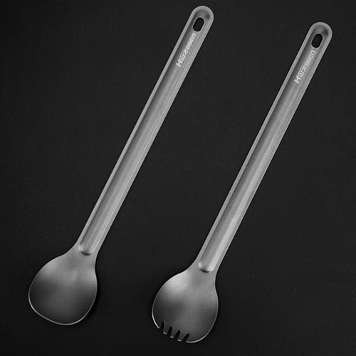 Titanium Spoon Outdoor Camping Titanium Spork Camping Tableware Picnic ...