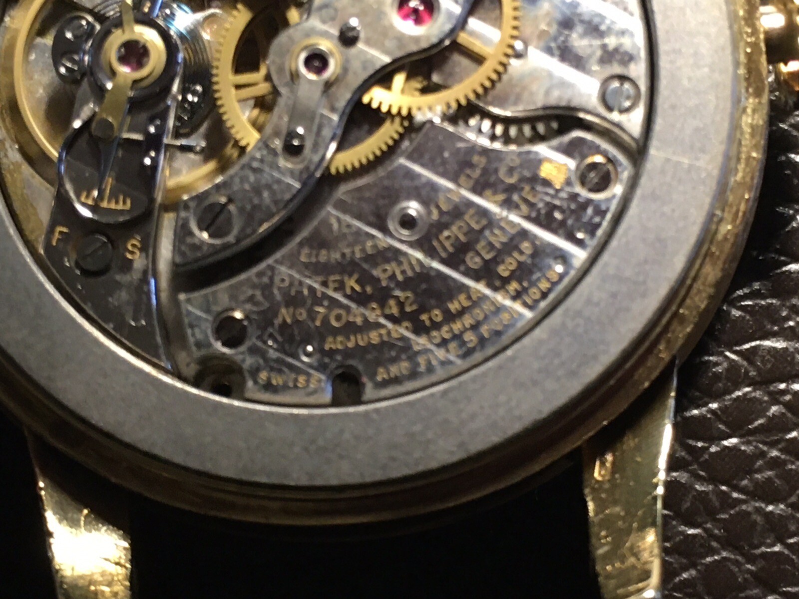 Patek Philippe Wrist Watch Reference 2481 Bottom Right Lug Bent Upward ...