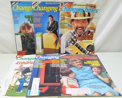 Changing Times Magazine 1982 Bulk Lot of 6 February April May July ...