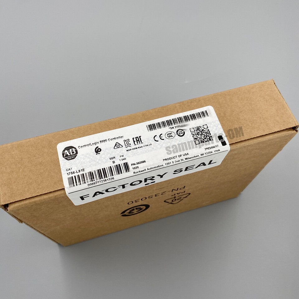 Allen-Bradley 1756-L81E AB SER B ControlLogix 5580 Controller NEW ...