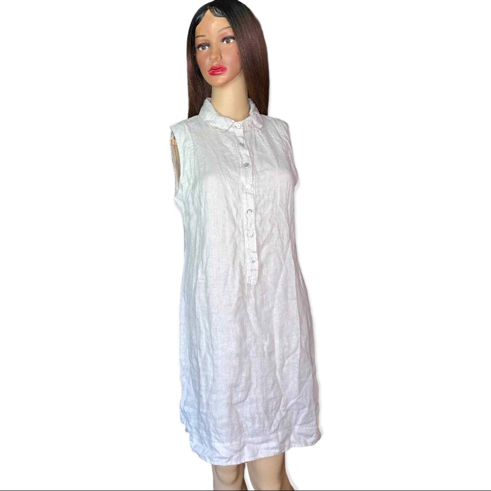 Lina Tomei 100% Linen Made In Italy Dress, Size S - Gem