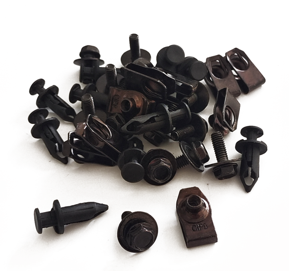 70 Pcs Engine Under Cover Splash Shield Guard Body Bolts Retainer ...