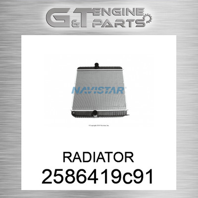 2586419C91 RADIATOR fits INTERNATIONAL TRUCK (New OEM) | eBay