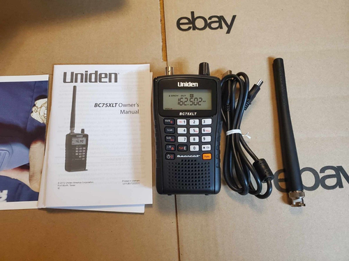 Uniden Bearcat Portable 300-Channel Scanner BC75XLT Black #5 ...