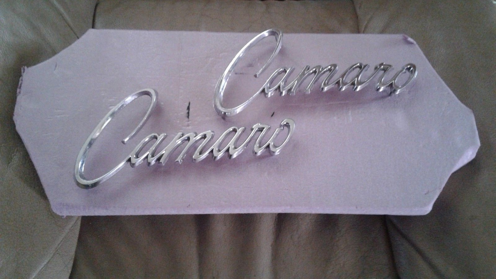 1960s 1968 69 Chevrolet Parts Camaro Emblems Badges Trim Vintage ...