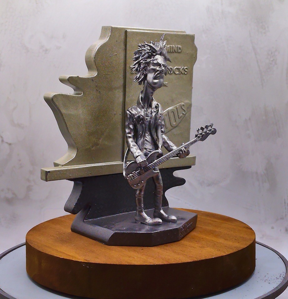 Sid Vicious Sex Pistols- Statue- By CaveCraft | eBay UK