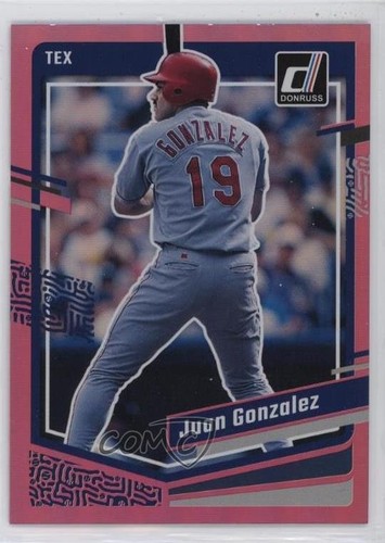 2023 Panini Donruss Holo Pink Juan Gonzalez #197 | eBay