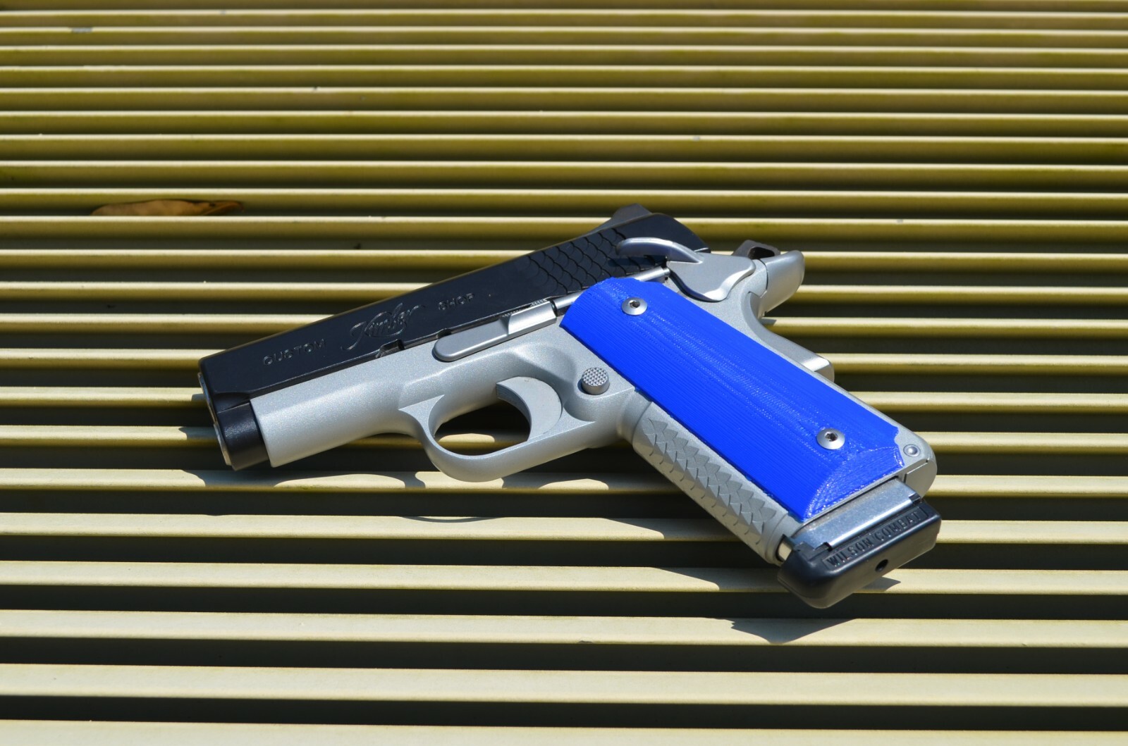 Blue 1911 Grips