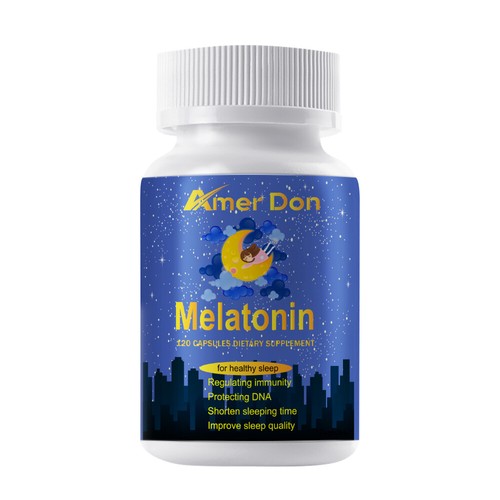 New/Mel@tonin Capsules Sleep Health Supplement 10mg Per Serving Non-GMO ...