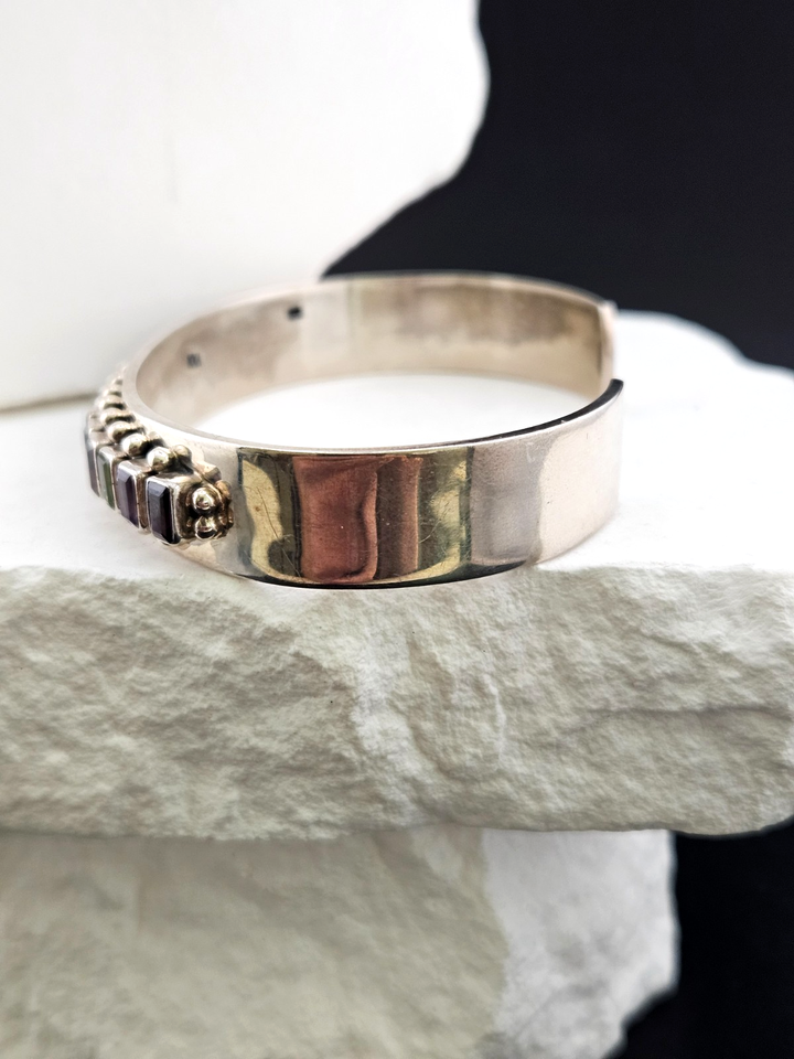 Nicky Butler "MULTIGEMSTONE STERLING SILVER CUFF BRACELET" | eBay