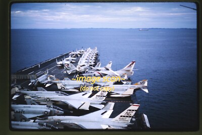 Navy A-5 & F-4 VF-92 VF-96 Aircraft on USS Enterprise in 1969 Original ...