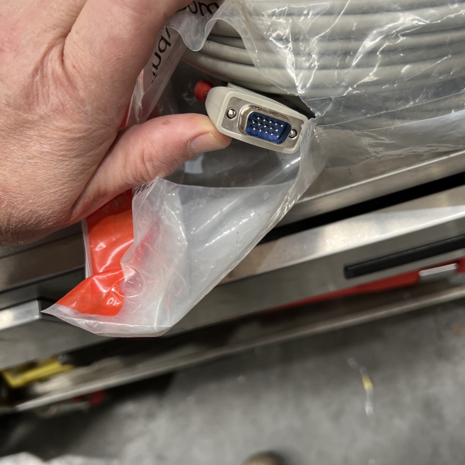 2 x military lindy keyboard/video/mouse cable 5m p/n 33734 nsn 5995-12 ...