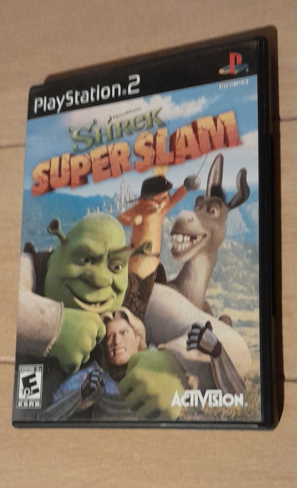 Shrek SuperSlam (Microsoft Xbox, 2005) case says PS2 but disk is for ...