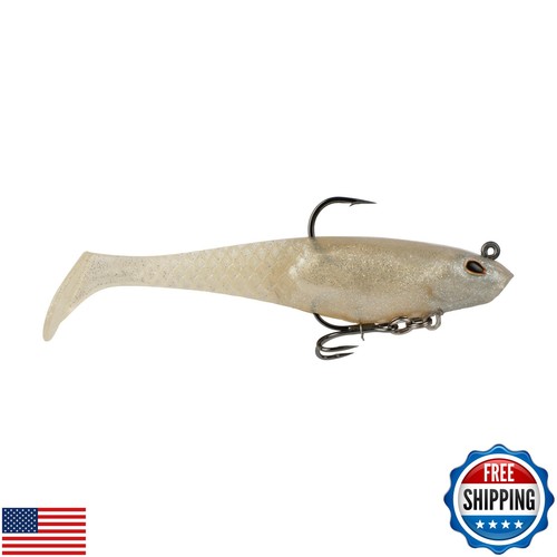 Berkley PowerBait Saltwater Pre-Rigged Cullshad Fishing Soft Bait, Cold ...