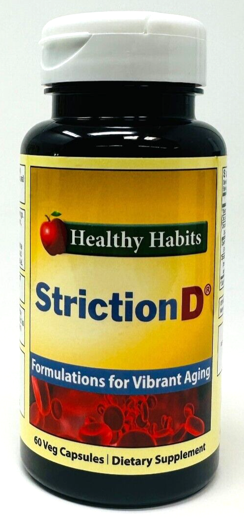 Healthy Habits Striction D 60 Capsules, Blood Sugar Support/Control ...