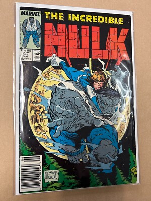 Incredible Hulk #344 Classic Cover Todd McFarlane Grey Hulk Newsstand ...