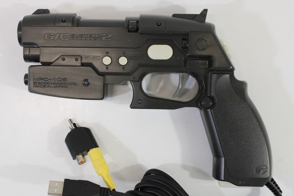 Namco NPC-106 GunCon 2 Light Gun Controller PS Playstation 2 PS2 Black ...