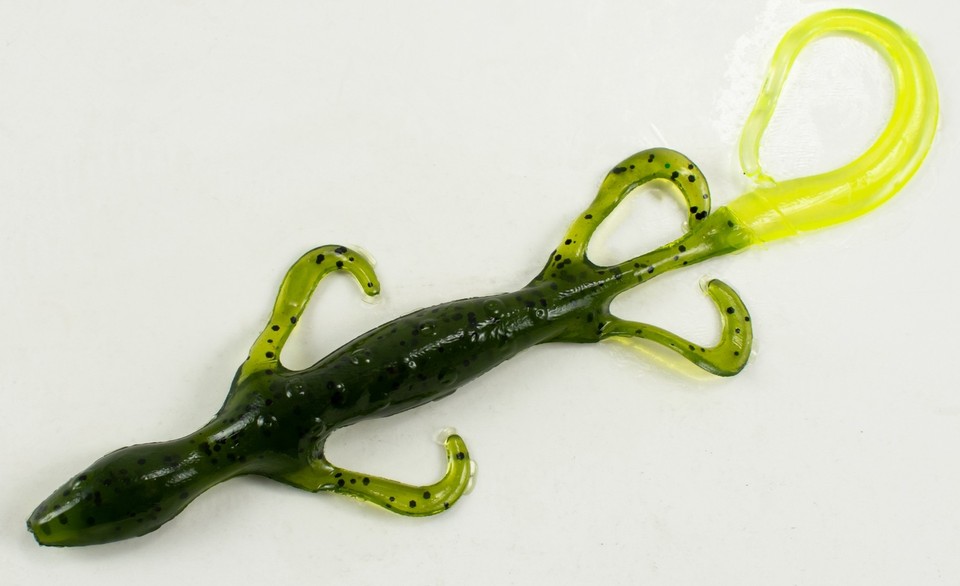 (LOT OF 6) BERKLEY POWERBAIT POWER LIZARD 6" PBBPL6-WCH WATERMELON ...