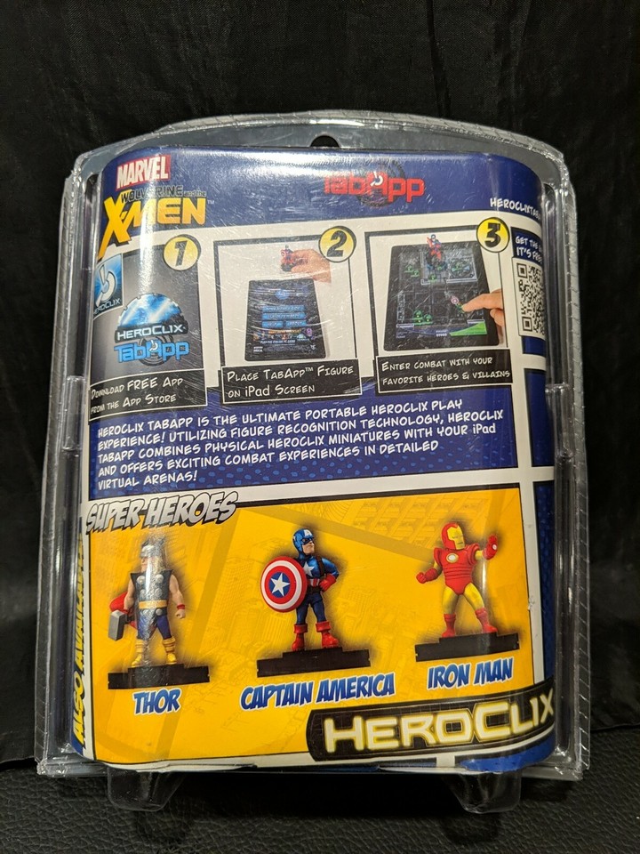 Marvel Heroclix TabApp Wolverine XMen 3 Pack with Cyclops and Iceman ...