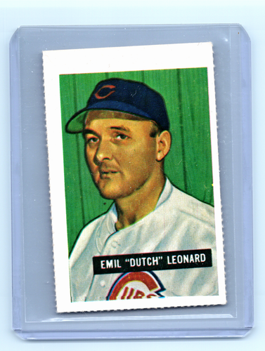 Emil Dutch Leonard Reprint of 1951 Bowman Card #102 | eBay