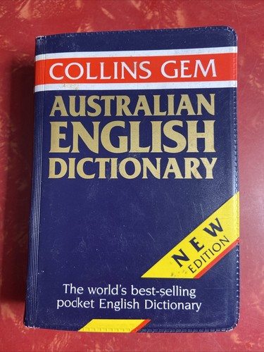 Australian English Dictionary Collins Gem New Edition 1992 Pocket ...