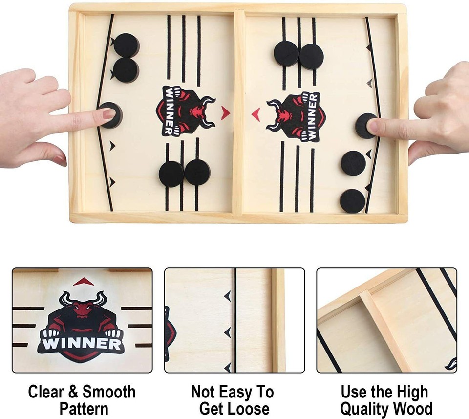 Large Slingshot Game Toy Fast Sling Puck Game Paced Winner Board Game ...