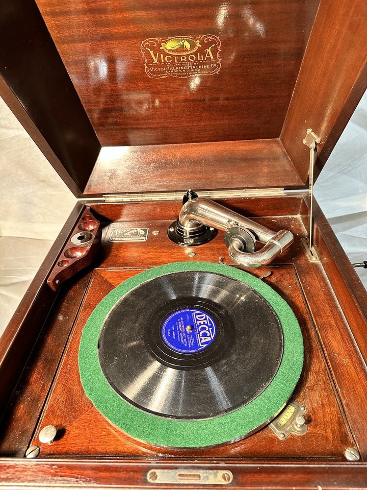 Victor Victrola VV-XIV 1912 Rebuilt Reproducer Working Phonograph ...