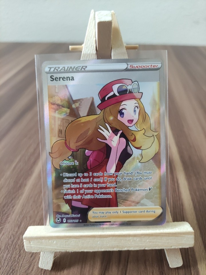 Serena 193/195 Silver Tempest Full Art Supporter Ultra Rare Pokemon ...