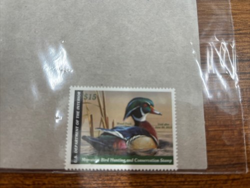 2012 $15 Wood Duck Stamp, Item #334610 Mint New In Package | eBay