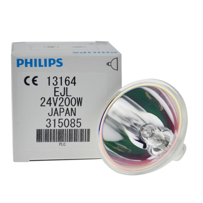 PHILIPS Projection Lamp 13164 EJL 24V200W GX5.3 Microscope Halogen Bulb ...