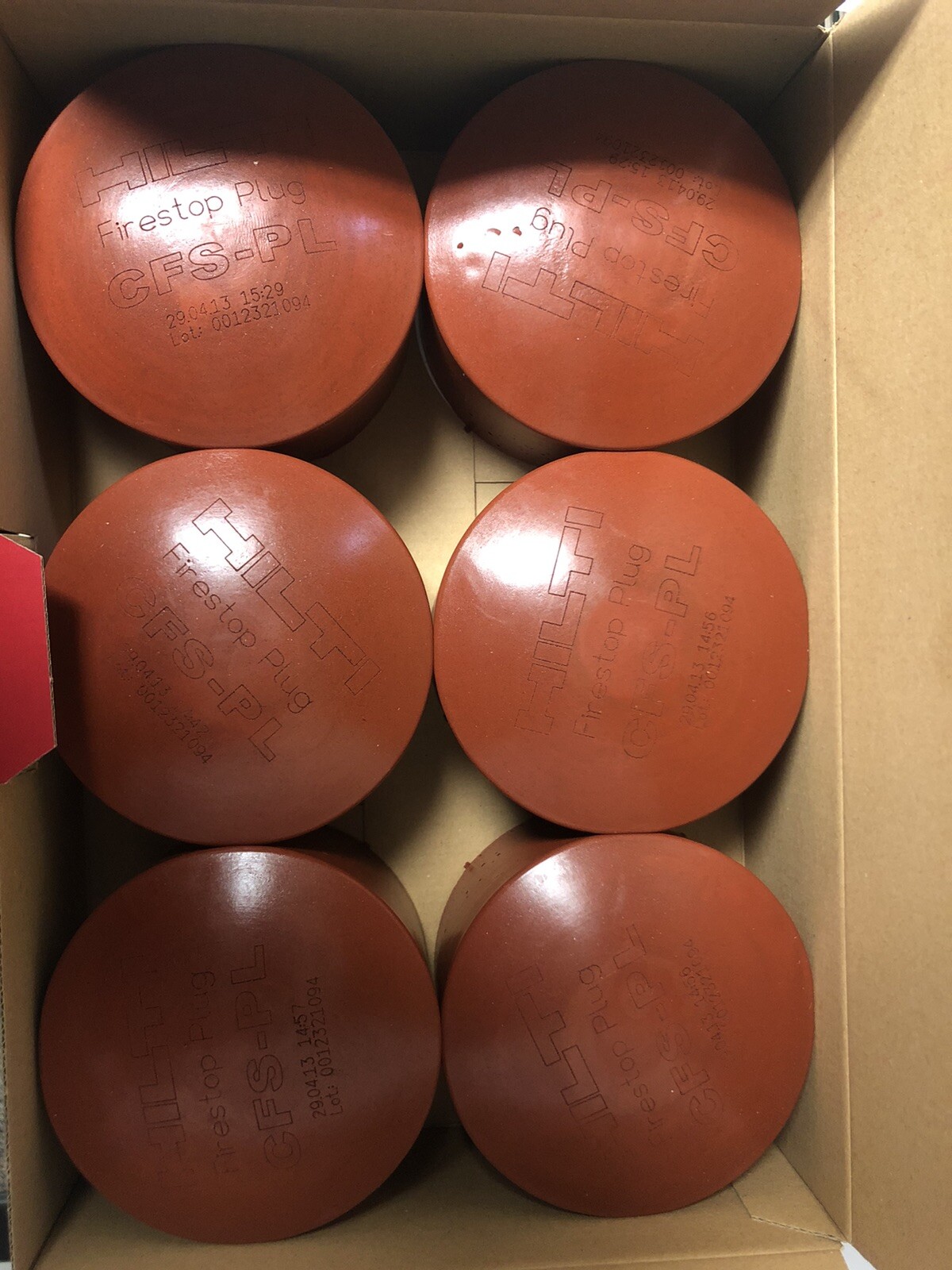 Hilti Firestop Plug CFS-PL 4" - (Pack of 6) for sale online | eBay