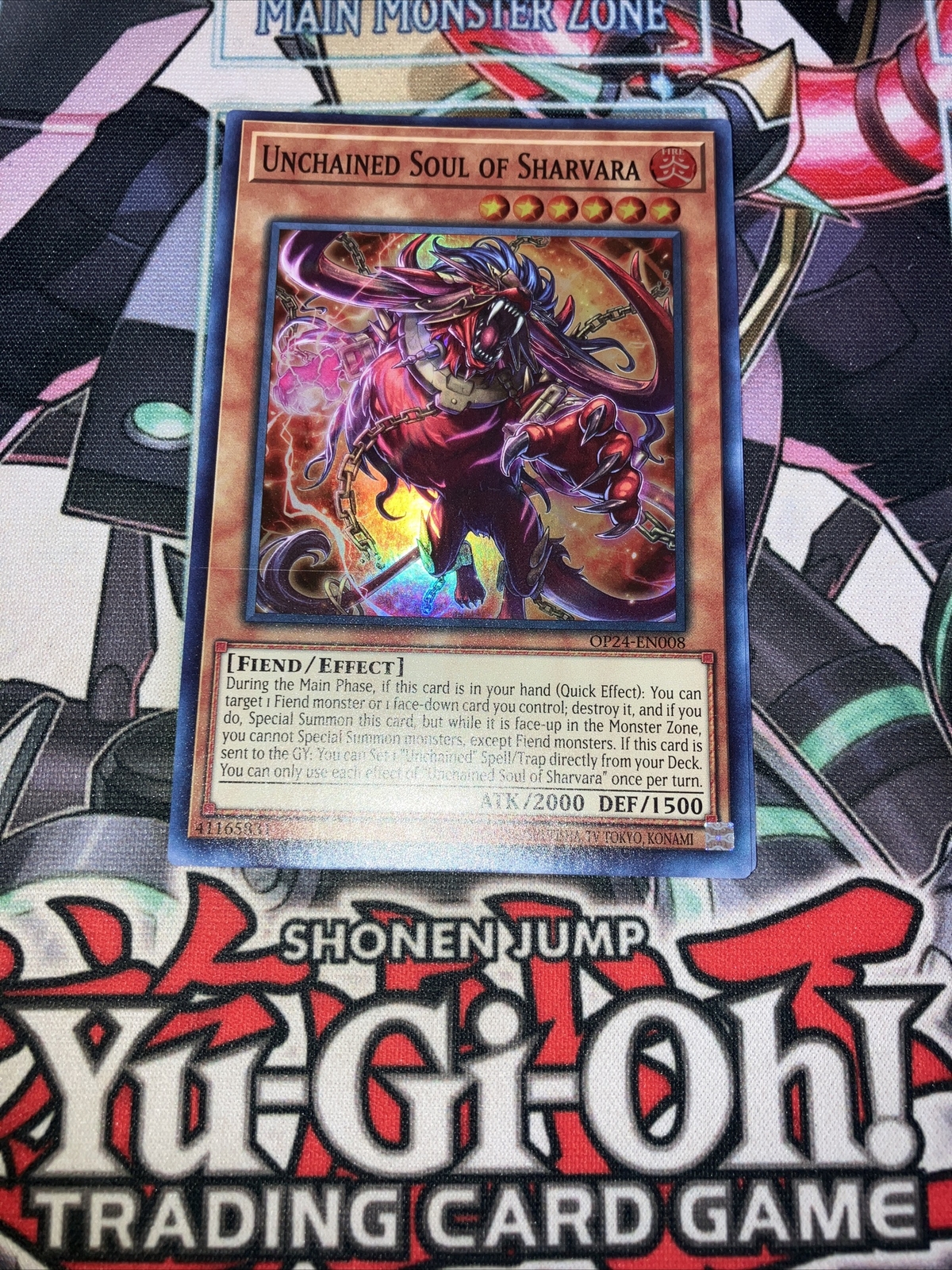 Unchained Soul Of Sharvara Super Rare OP24-EN008 Yugioh Yubel | eBay
