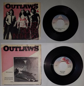 Outlaws ‎– (Ghost) Riders In The Sky / Devil's Road 7", Single, 45 RPM ...