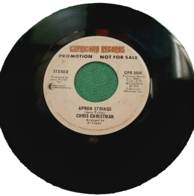 Chris Christman 45 Apron Strings Radio Promo Rec Rock Rare 1974 ...