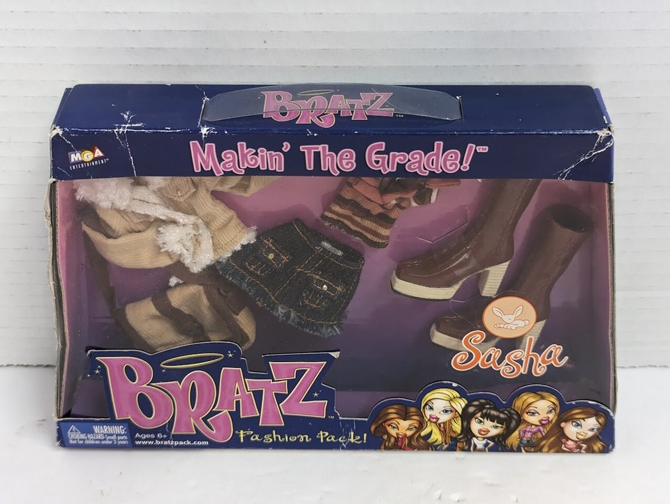 BRATZ 2003 Makin' The Grade! SASHA Fashion Pack NEW Sealed Box JAPAN ...