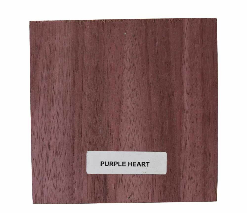 Purpleheart Exotic Wood Bowl Turning Blanks- 6" x 6" x 2"- Square Wood ...