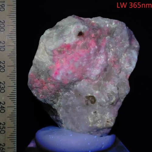 Hackmanite fluorescent daylight colour change mineral specimen ...