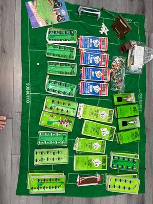 Vintage Subbuteo Job Lot Bundle, Teams, Nets, Barriers, Edging, Pitch ...
