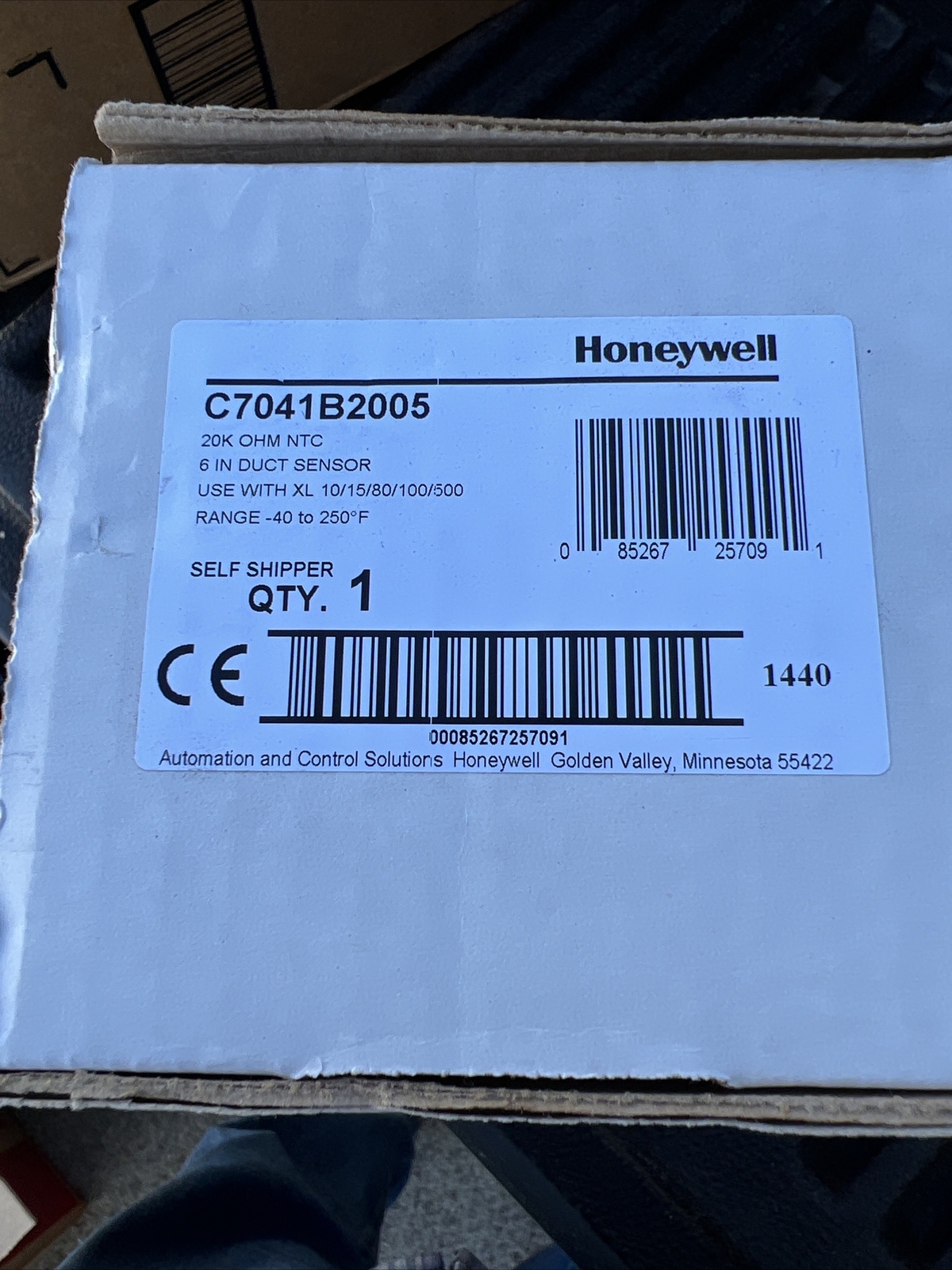 Honeywell Temp Sensor Duct MNT 6" 20k OEM C7041B2005 for sale online | eBay